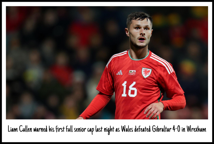 Wales 4 Gibraltar 0: Cullen makes his mark as Cymru cruise to victory ...